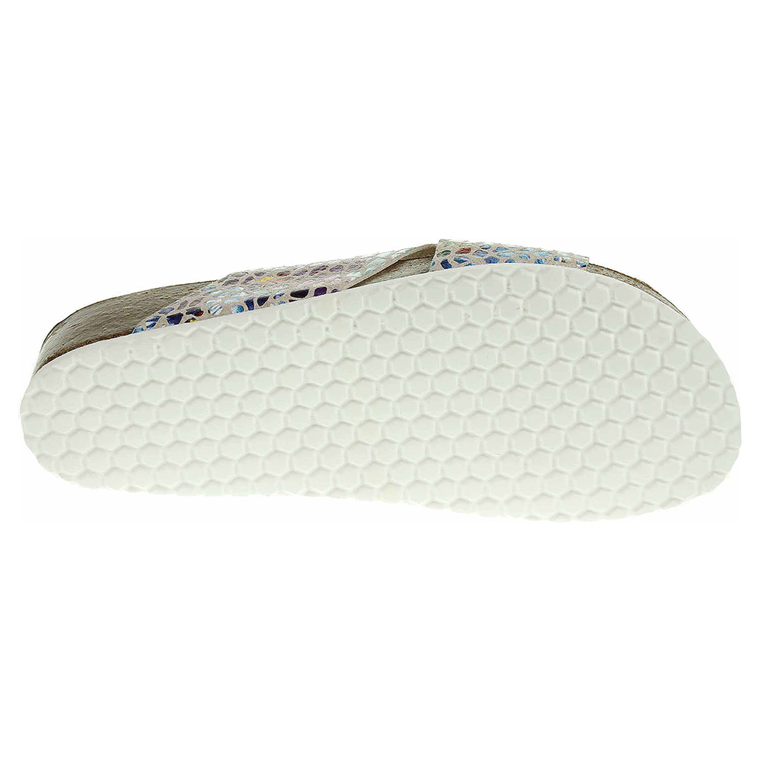 Dámské pantofle Bio Life 1484.86 Roxana beige-multi | Rejnok obuv