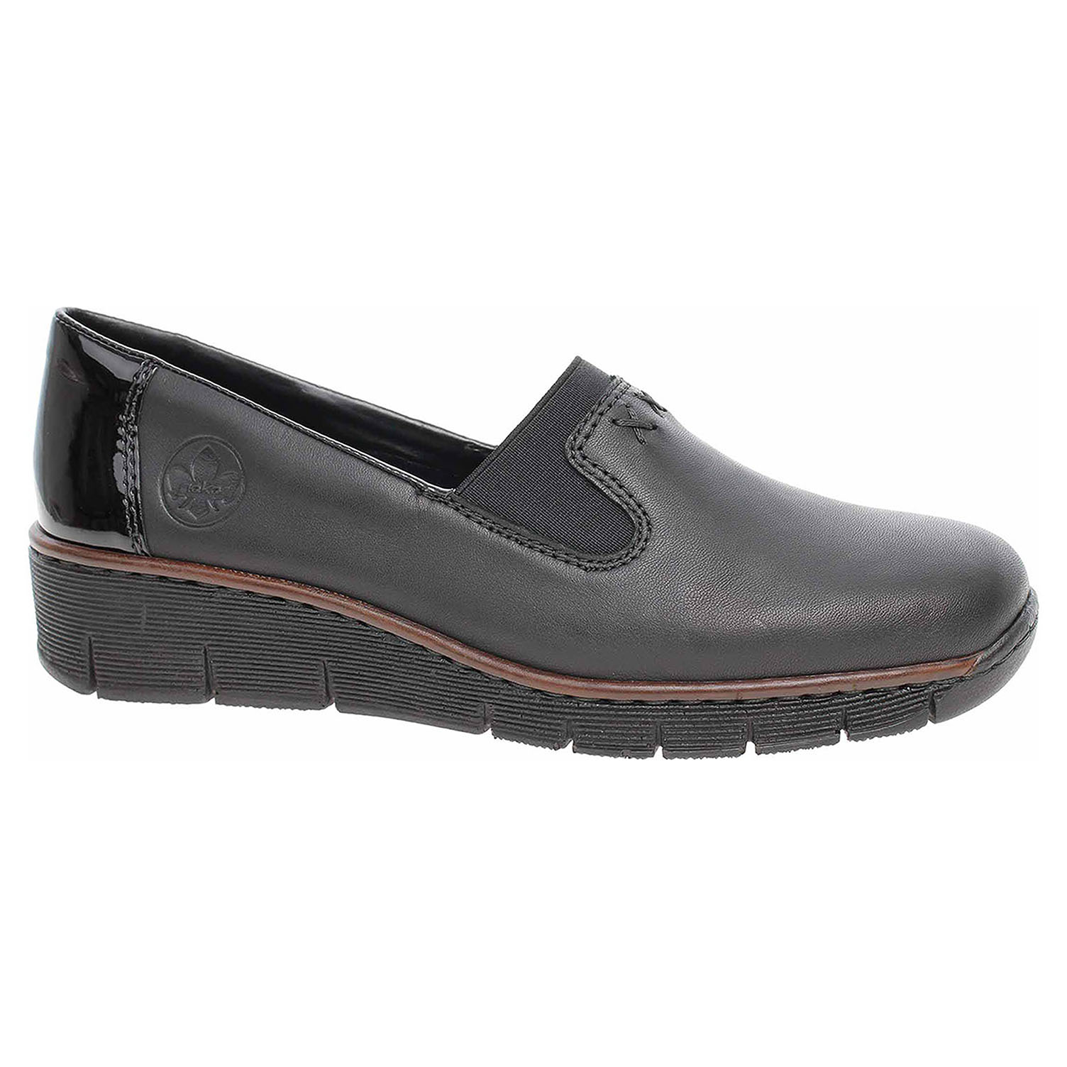 Dámské mokasiny Rieker 53762-01 schwarz | Rejnok obuv