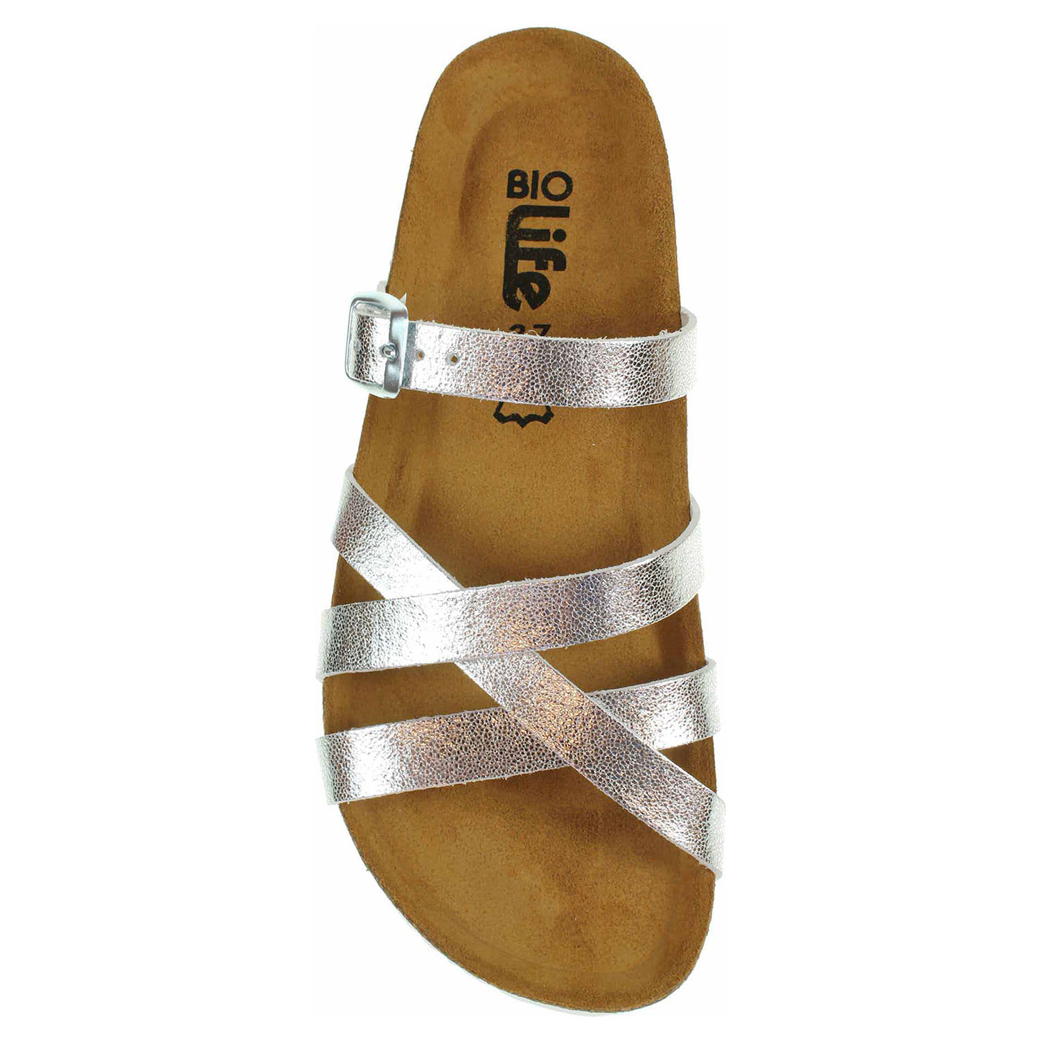 Dámské pantofle Bio Life 1509.11 Lia silber | Rejnok obuv